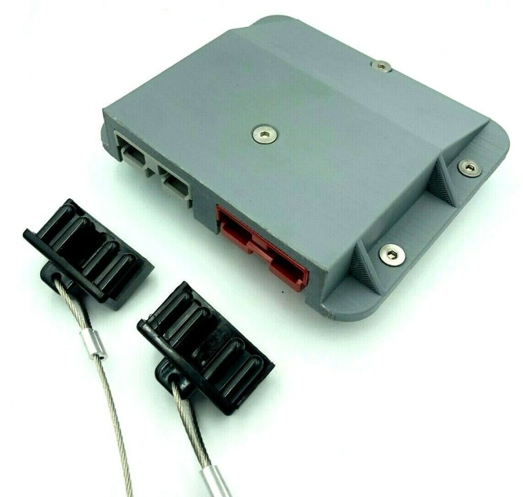 Grey Double Anderson Plug Surface Mount External Kit inc 1 Grey 1 red ...