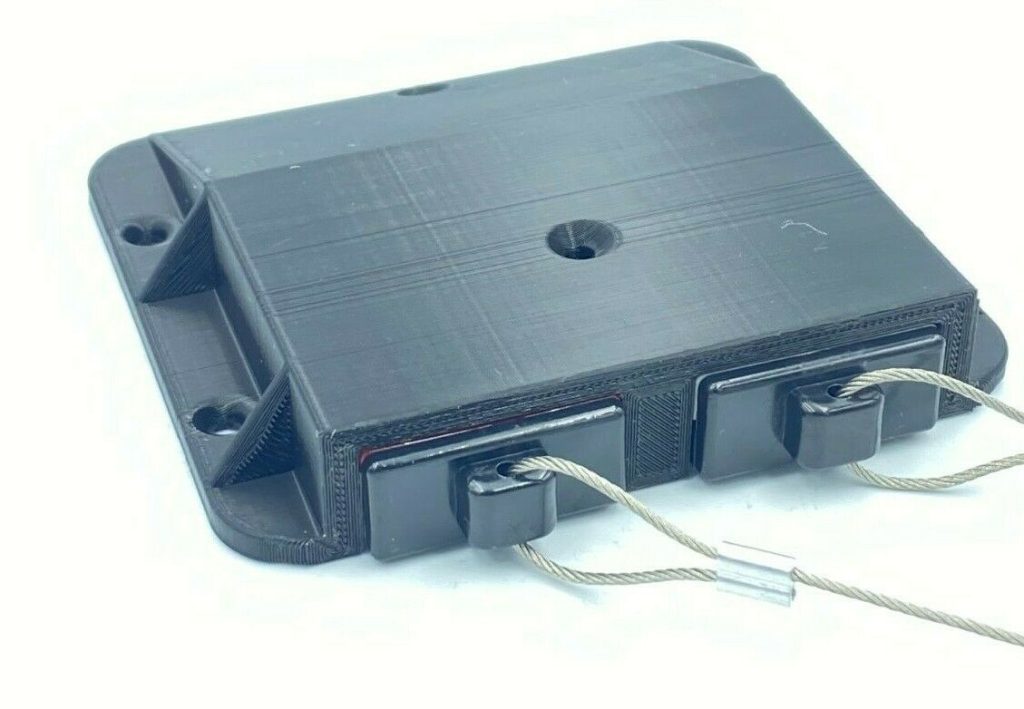 Double Anderson Plug Surface Mount External Kit + Red & Grey 50 Amp ...