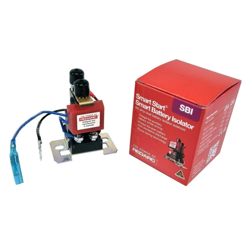 REDARC Battery Isolator and Fuse Kit 12V 100A Dual Battery 4WD - SBI12 ...